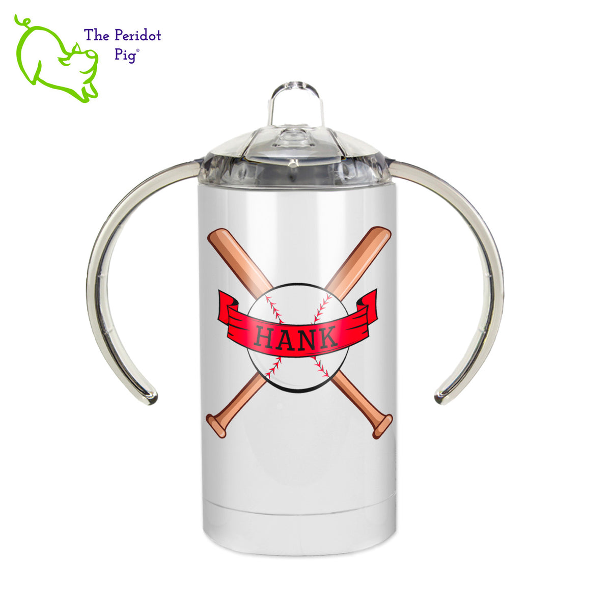 Baseball Theme - 13oz Sippy Cup Personalized – The Peridot Pig