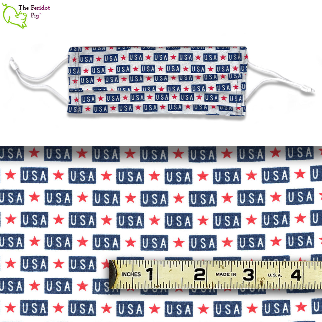 USA - 100% Cotton Pleated Mask – The Peridot Pig